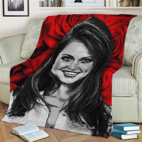 Riley Reid Fleece Blanket Throw Blanket T Beeteeshop