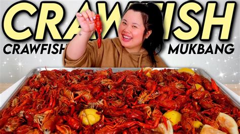 GIANT SEAFOOD BOIL MUKBANG 먹방 EATING SHOW 10 POUND CRAWFISH HOMEMADE