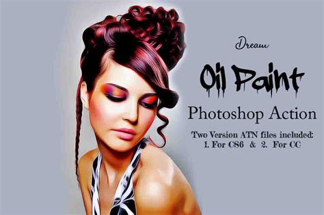 Dream Oil Paint Photoshop Action Invent Actions