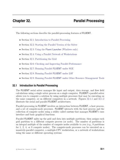 more details on fluent pdf message passing interface parallel computing