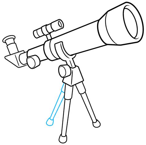 How To Draw A Telescope Really Easy Drawing Tutorial Drawing