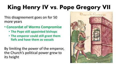 Emperor Henry Iv And Pope Gregory Vii