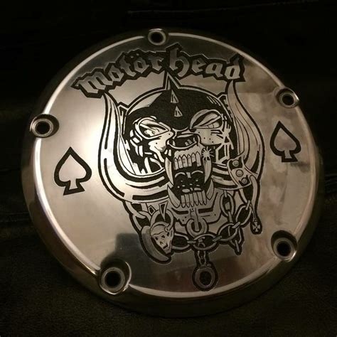 Motorhead Harley Derby Cover Hand Engraving Motorhead Derby