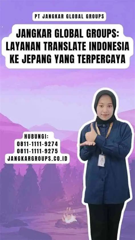 Translate Indonesia Ke Jepang Layanan Terbaik Jangkar Global Groups
