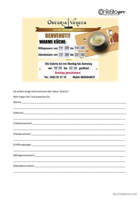 61 Informationen Deutsch DAF Arbeitsblätter pdf doc