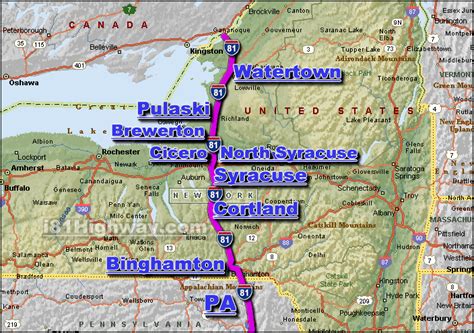 I 81 Interstate 81 Road Maps Traffic News 52 OFF
