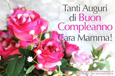 42 Immagini Tanti Auguri Di Buon Compleanno Mamma