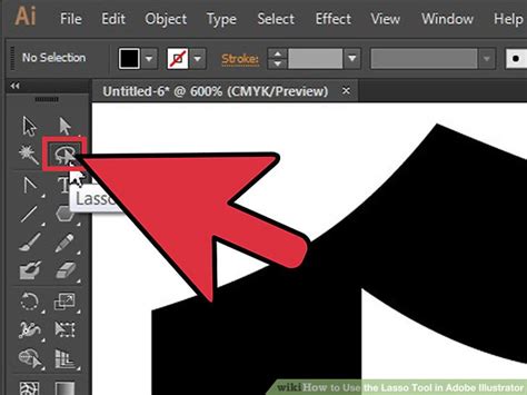 How To Use The Lasso Tool In Adobe Illustrator Steps