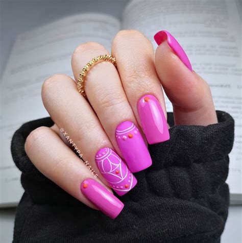 50 Pretty Pink Nail Design Ideas The Glossychic