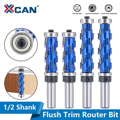 XCAN Fresadora CNC De Doble Rodamiento 12mm 1 2 Broca Perfiladora De