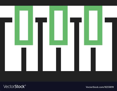 Piano Keys Royalty Free Vector Image VectorStock