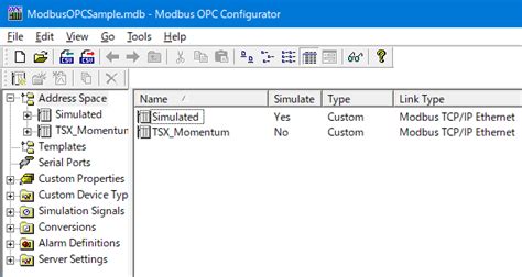Opc Servers Modbus Opc Server Quick Start
