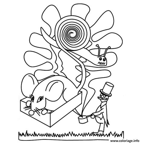 Coloriage Une Souris Verte Dessin Souris à imprimer