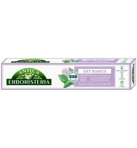 ANTICA ERBORISTERIA Dentifricio Oxy Bianco 75Ml Da Moreno