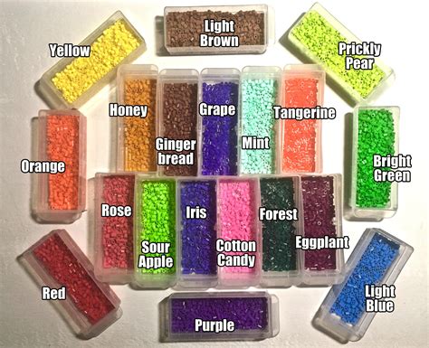 The 11 New Colors Perler Just Released Surrounded By Some Classics For