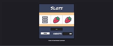 slot machine javascript example