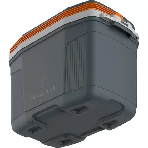 Caixa Térmica Cooler Termolar SUV 32 Litros Cinza e Laranja Pequerrucha
