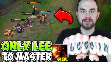 MY BEST LEE SIN GAME OF THE SEASON ONLY Lee Sin From Unranked To