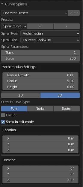 Blender Orbit A Camera Following A Spiral Path
