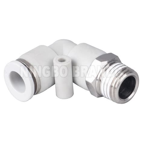 PL Male Elbow Push On Tube Quick Connect Pipe Pneumatic Air Hose