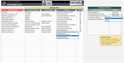 Excel Template For Lead Management