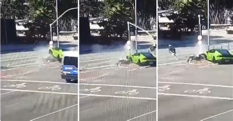 Motorista de Lamborghini persegue e atropela assaltante após roubo de