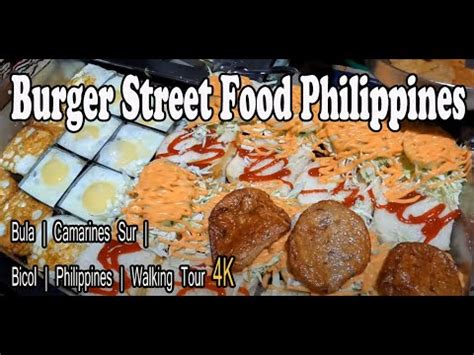 Burger Camarines Sur Bicol Philippines Walking Tour 4K YouTube