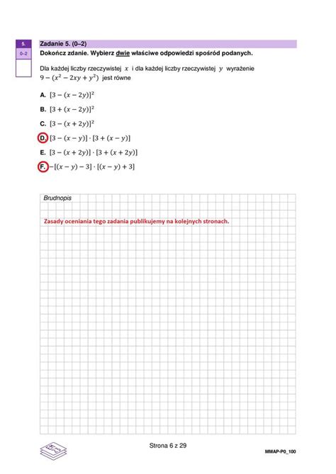 Matura Matematyka 2023 Probna Odpowiedzi Image To U