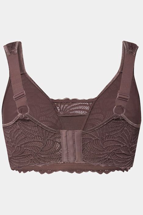Bralette En Dentelle Sans Armatures Bonnet B F Terre Ulla Popken