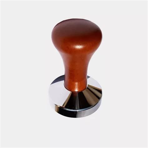 Tamper Compactador De Caf Espresso Inox Mm Cabo Madeira Frete Gr Tis