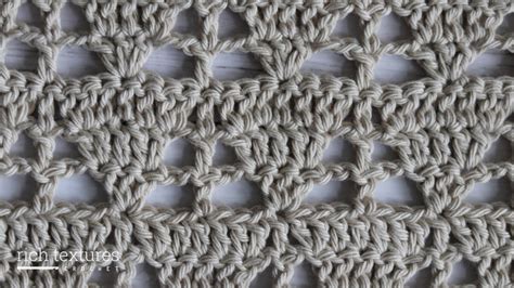 Pyramid Lace Stitch How To Crochet YouTube