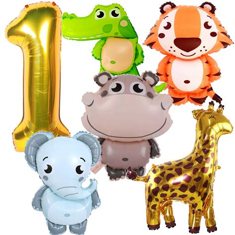 DUŻY ZESTAW BALONÓW NA URODZINY ROCZEK ZOO ROK 13252510104 Allegro pl