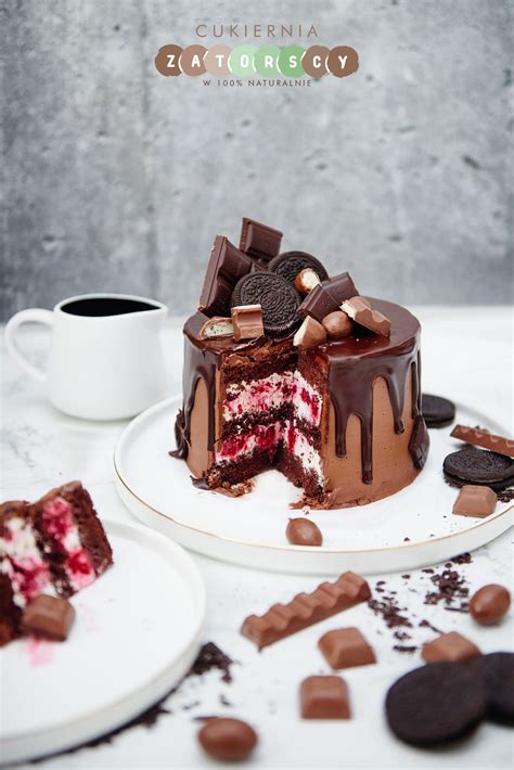 Tort Klasyczny Mini Drip Cake Z Czekoladkami Cukiernia Zatorscy