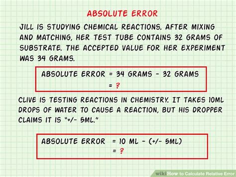 how to calculate relative error 9 steps with pictures wikihow