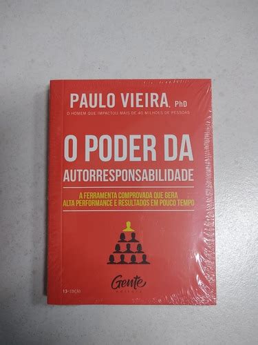 Livro O Poder Da Autorresponsabilidade Paulo Vieira MercadoLivre