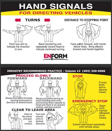 Backing Hand Signals