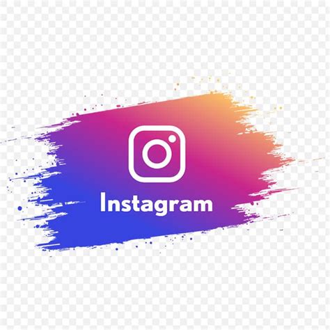 Instagram Logo Splash PNG Image Instagram Logo Birthday Background