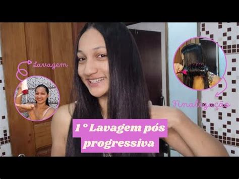 PRIMEIRA LAVAGEM POS PROGRESSIVA EM CASA Reconstrução YouTube