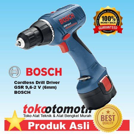 Jual Mesin Bor Tangan Baterai Cordless Drill Bosch GSR 9 6 2