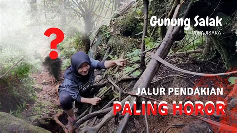 Mendaki Gunung Salak Via Ajisaka Jalur Pendakian Paling Horor Part