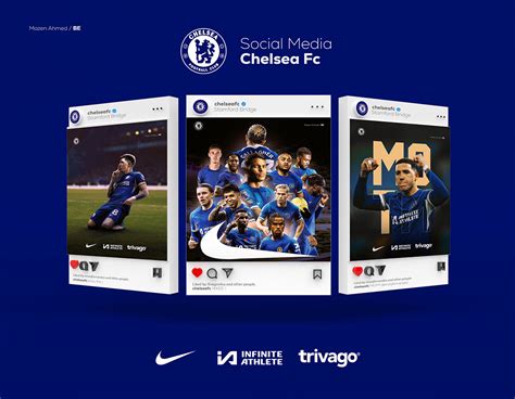 Chelsea Fc Socia Media Rebrand Behance