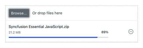 asp mvc file upload control upload multiple files syncfusion