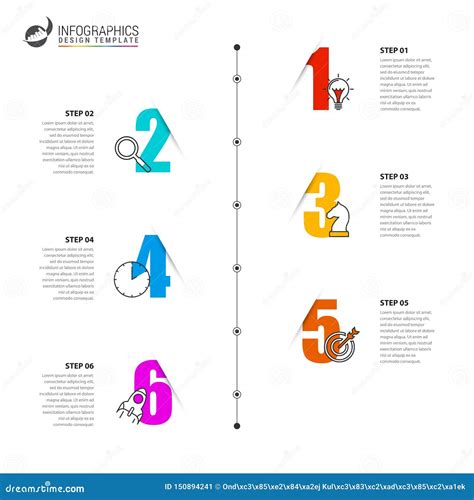 Plantilla Del Dise O De Infographic Concepto De La Cronolog A Con