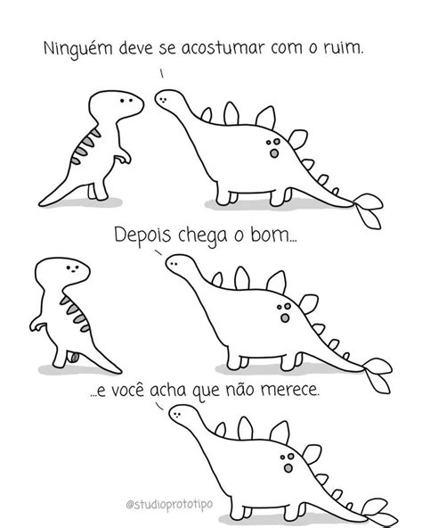 Ilustrações e tirinhas no Instagram acostumar nunca por