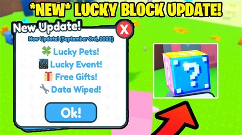 Playing The New Lucky Block Event Update In Pet Simulator X Roblox