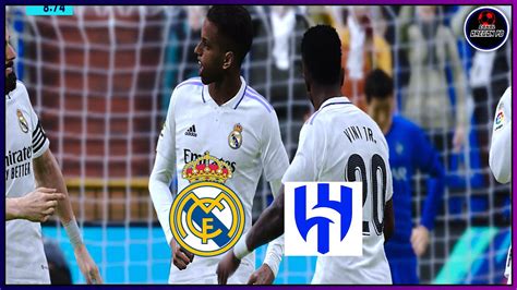 REAL MADRID 5 X 3 AL HILAL VENCER LEVA A DECISÃO VINI JR PES 21