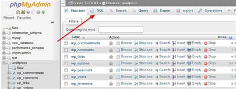 how to find and replace text in the database using mysql queries from cpanel