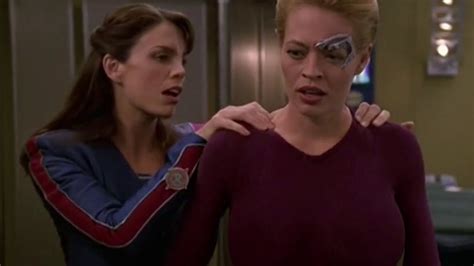 Is Seven Of Nine A Lesbian Star Trek Picard Vs Voyager Spoof Edit Youtube