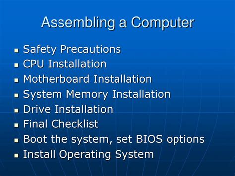 ppt assembling a computer powerpoint presentation free download id 2914786