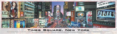 Buffalo Games Panoramic Times Square New York Rompecabezas De 750